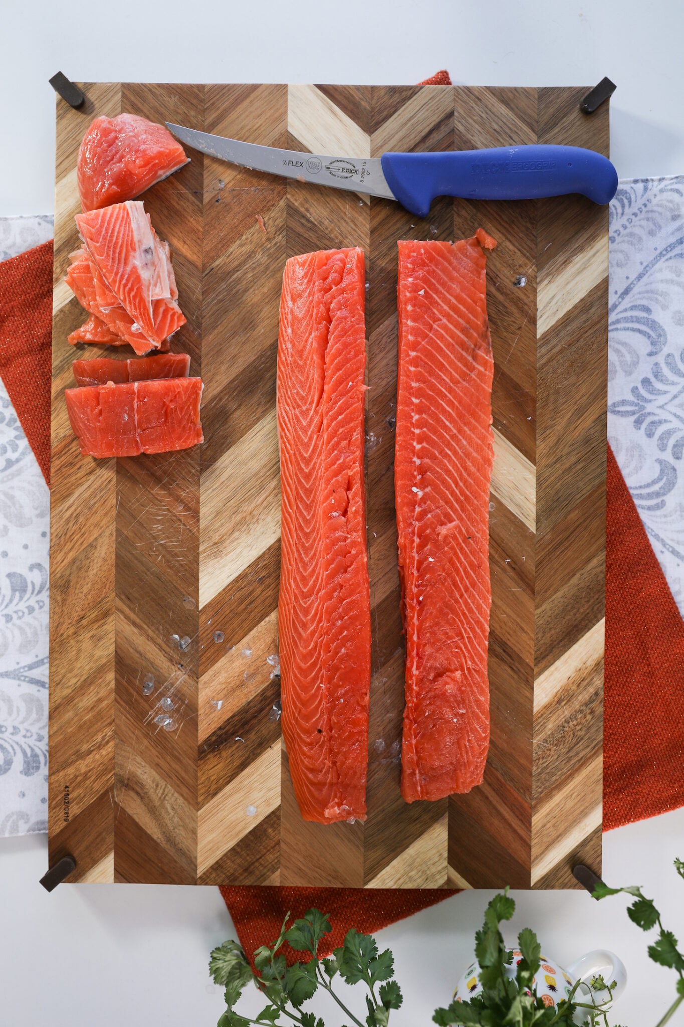 Melt-In-Your-Mouth Tandoori Salmon Fish Tikka | Desi~licious RD